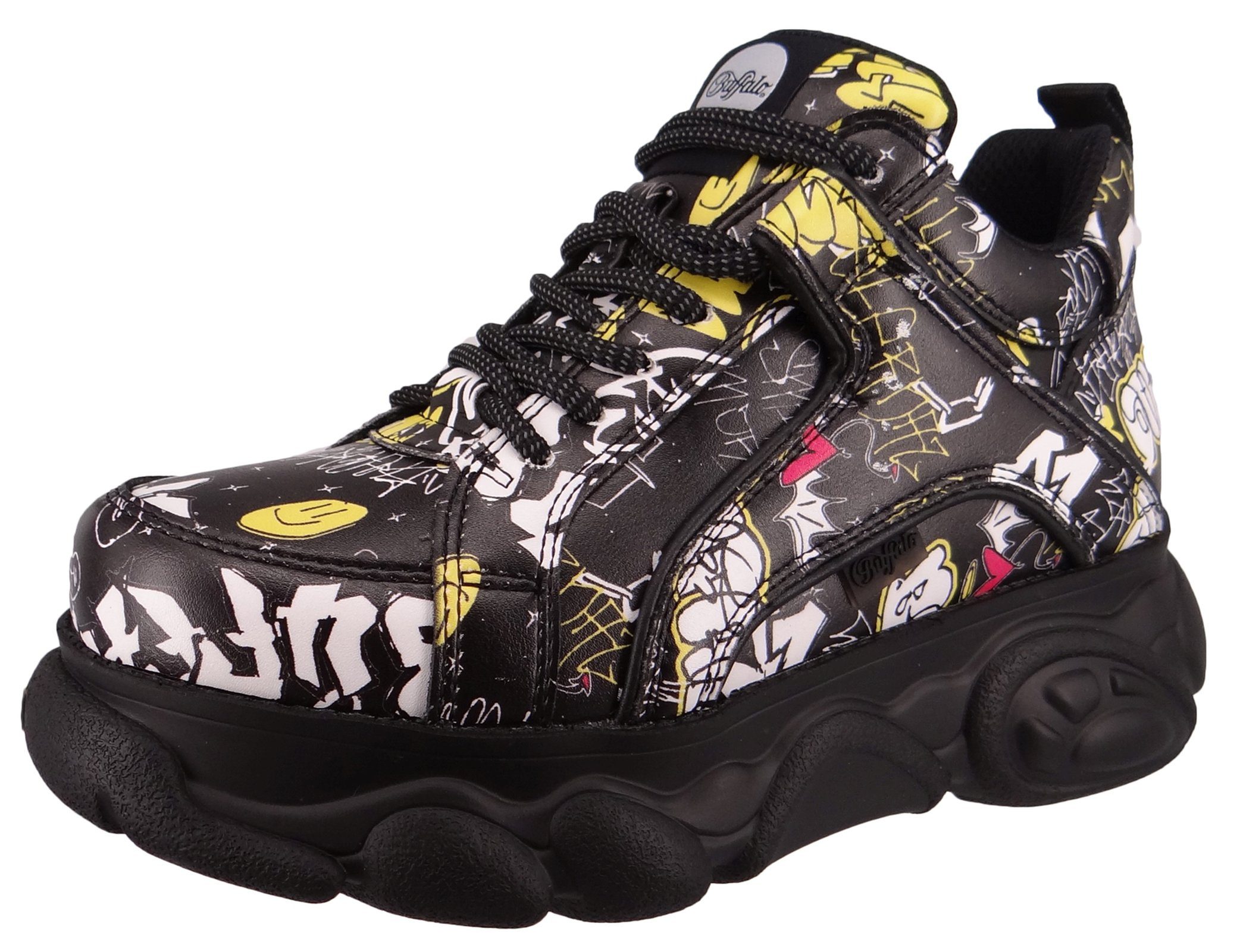 Buffalo 1630855 CLD CORIN Graffiti Black Sneaker