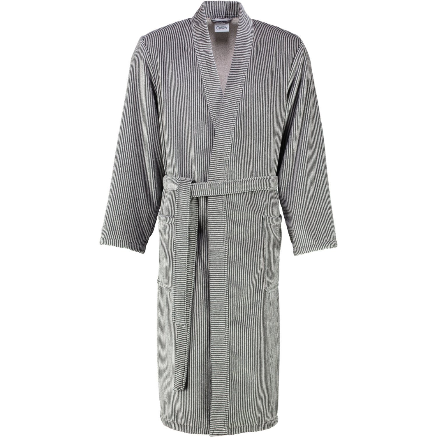 Cawö Herrenbademantel 5842 Kimono Velours Kimono 100 Baumwolle 100