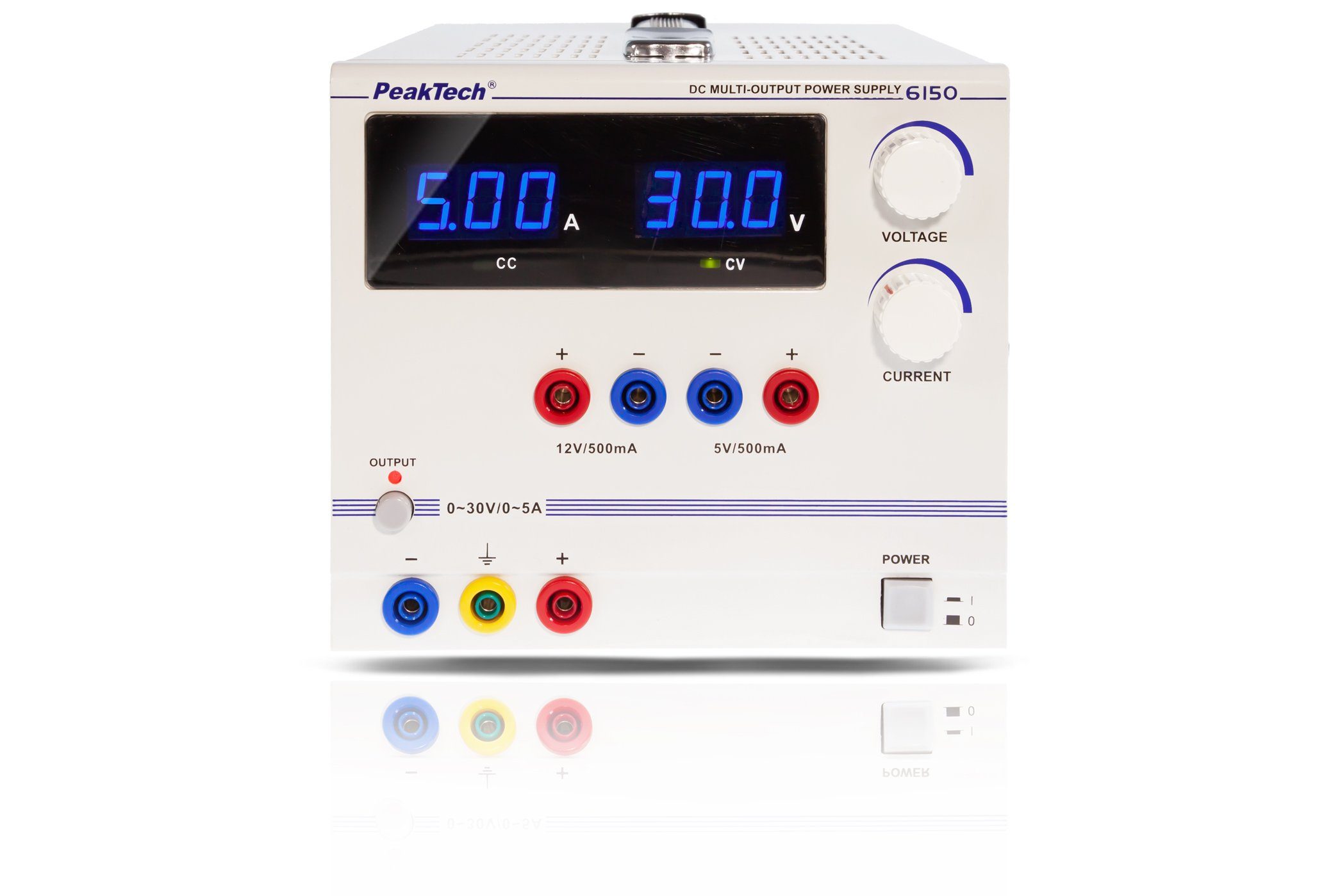PeakTech PeakTech 6150: DC Linear Labornetzgerät ~ 0 - 30 V / 0 - 5 A ...