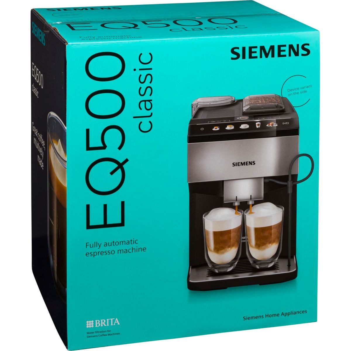 SIEMENS Espressomaschine TP 511 D01 EQ.500 Classic, Siemens TP 511 D01 EQ