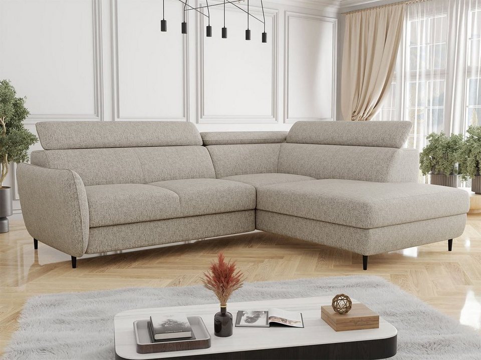 Mirjan24 Ecksofa Othello Mit Bettkasten Und Schlaffunktion