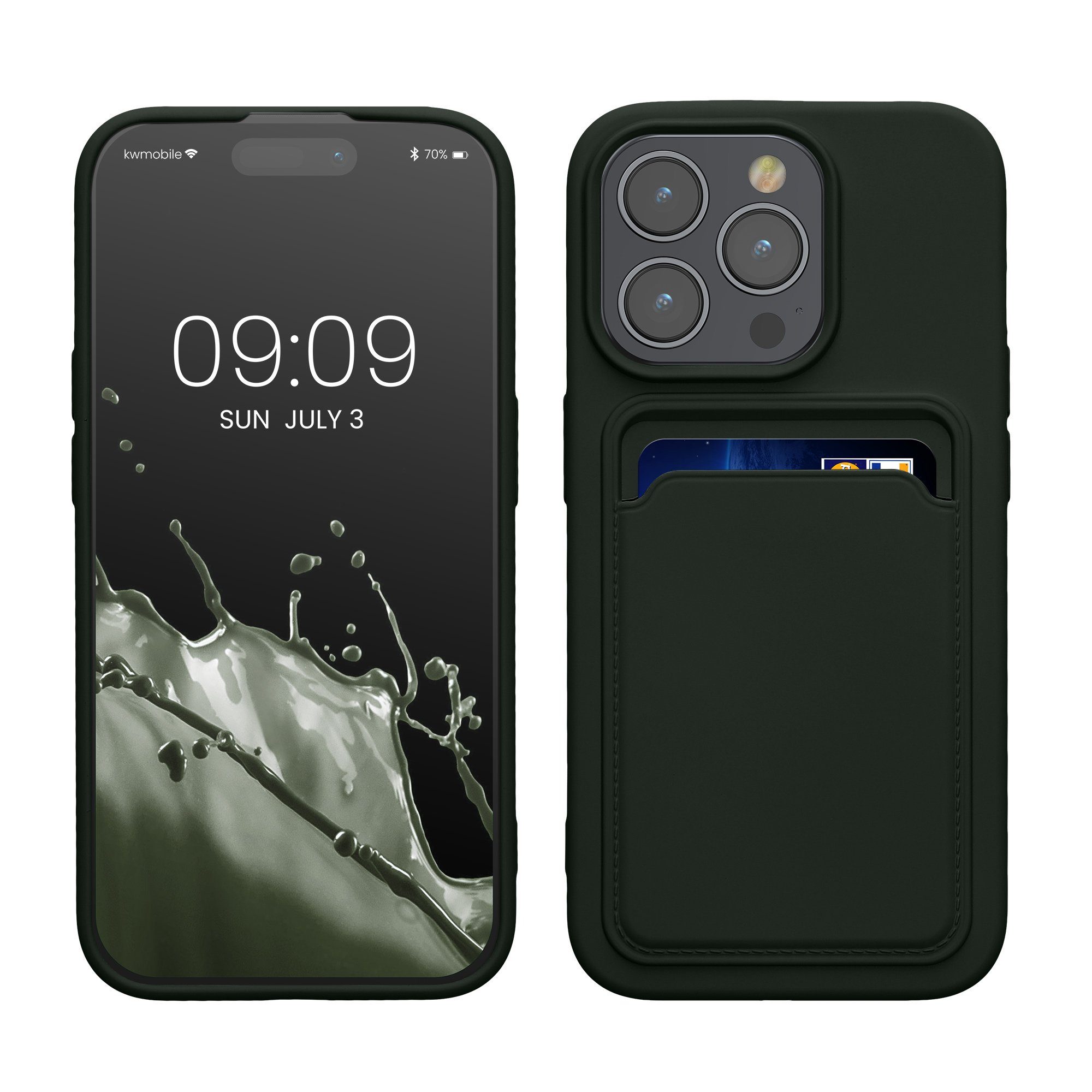 Kwmobile Handyhülle Hülle Für Apple Iphone 15 Pro Handyhülle Mit Fach