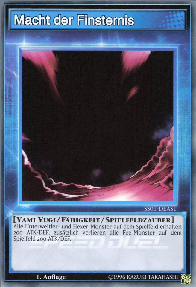 Recollectibles Sammelkarte Yugioh Karte Macht Der Finsternis Skill