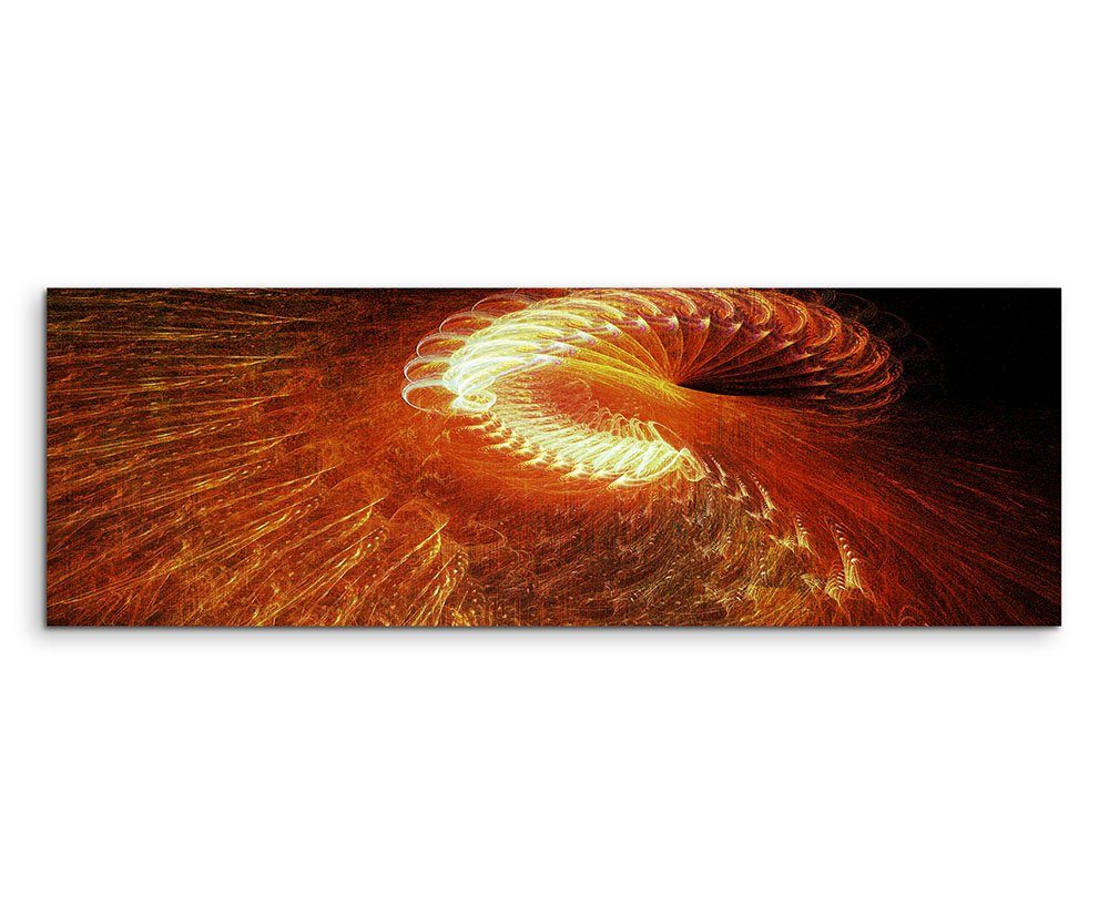 Sinus Art Leinwandbild Abstraktes Panoramabild 1146 150x50cm
