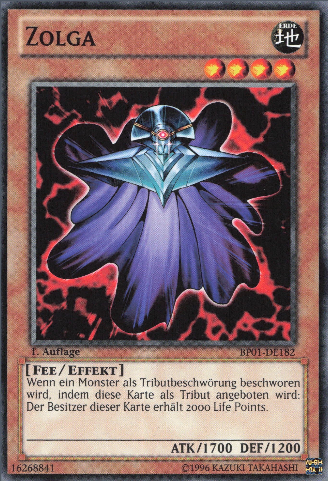 ReCollectibles Sammelkarte YuGiOh Karte Zolga (V.1) deutsch, Yu-Gi-Oh ...