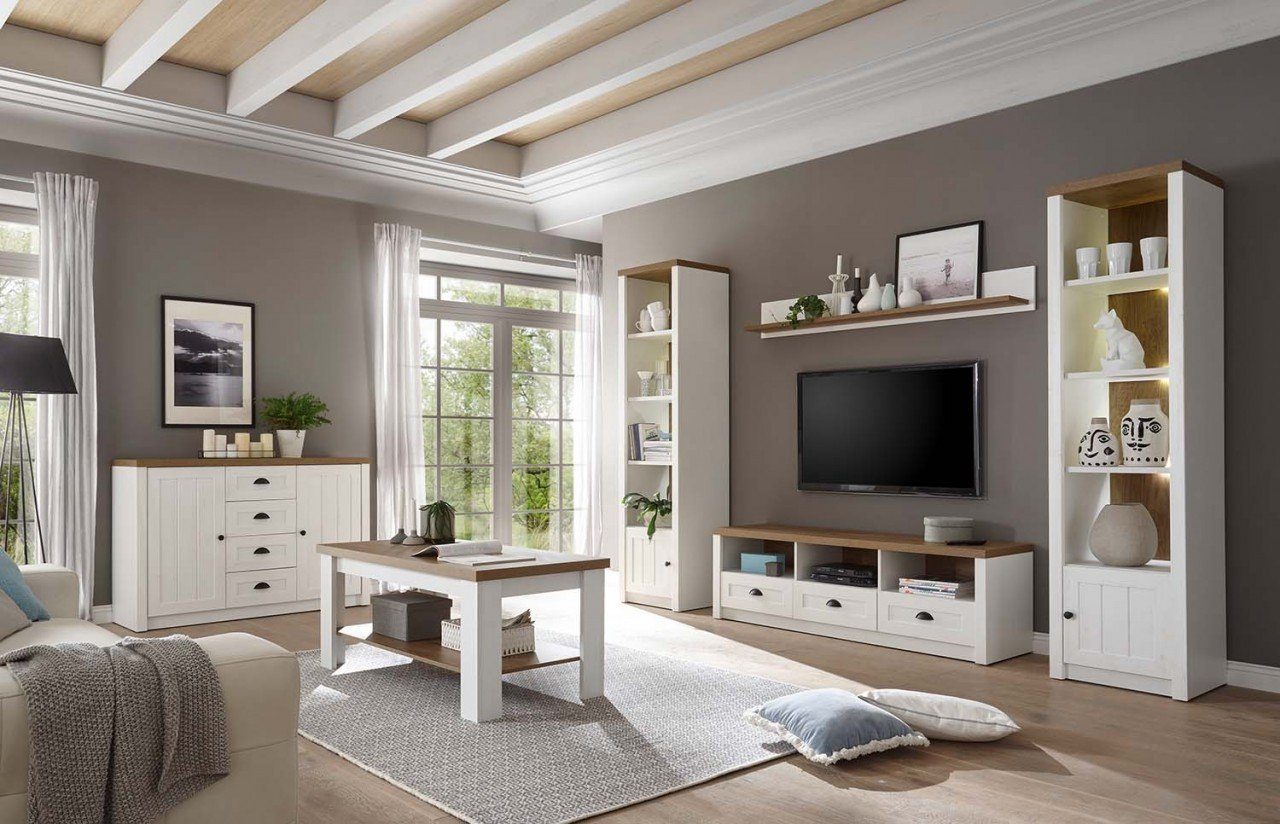 Möbel Stellbrink Wohnzimmer-Set Wohnzimmer III Provence