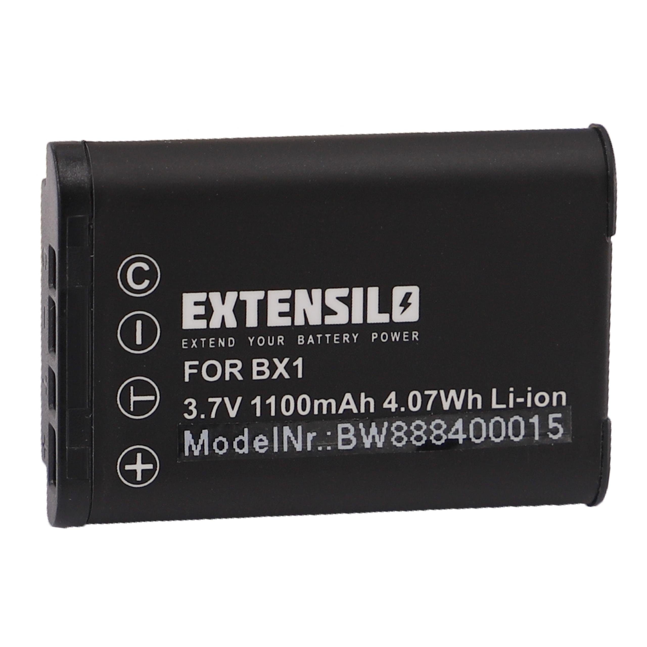 Extensilo Akku passend für Sony HDR-MV1, HDR-CX405, HDR-CX440, HDR-GWP88, Kamera-Akku Akku Li ...