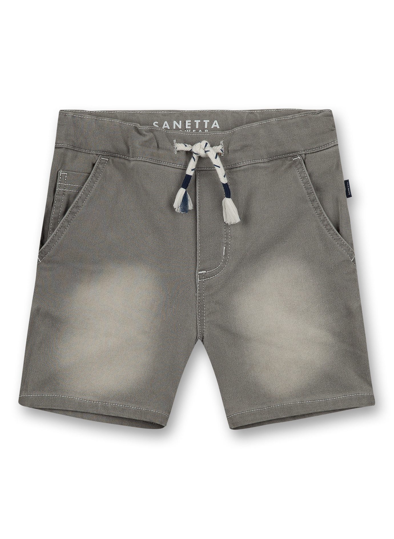 Sanetta Jeansshorts (1-tlg), Sportiver Akzent Durch Den Fake-Kordelzug ...