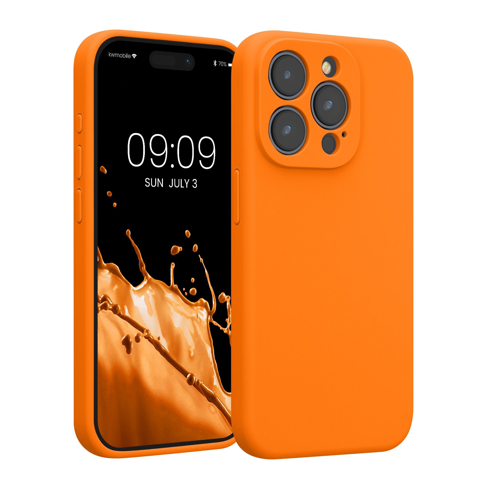 Kwmobile Handyhülle Hülle Für Apple Iphone 15 Pro Hülle Silikon