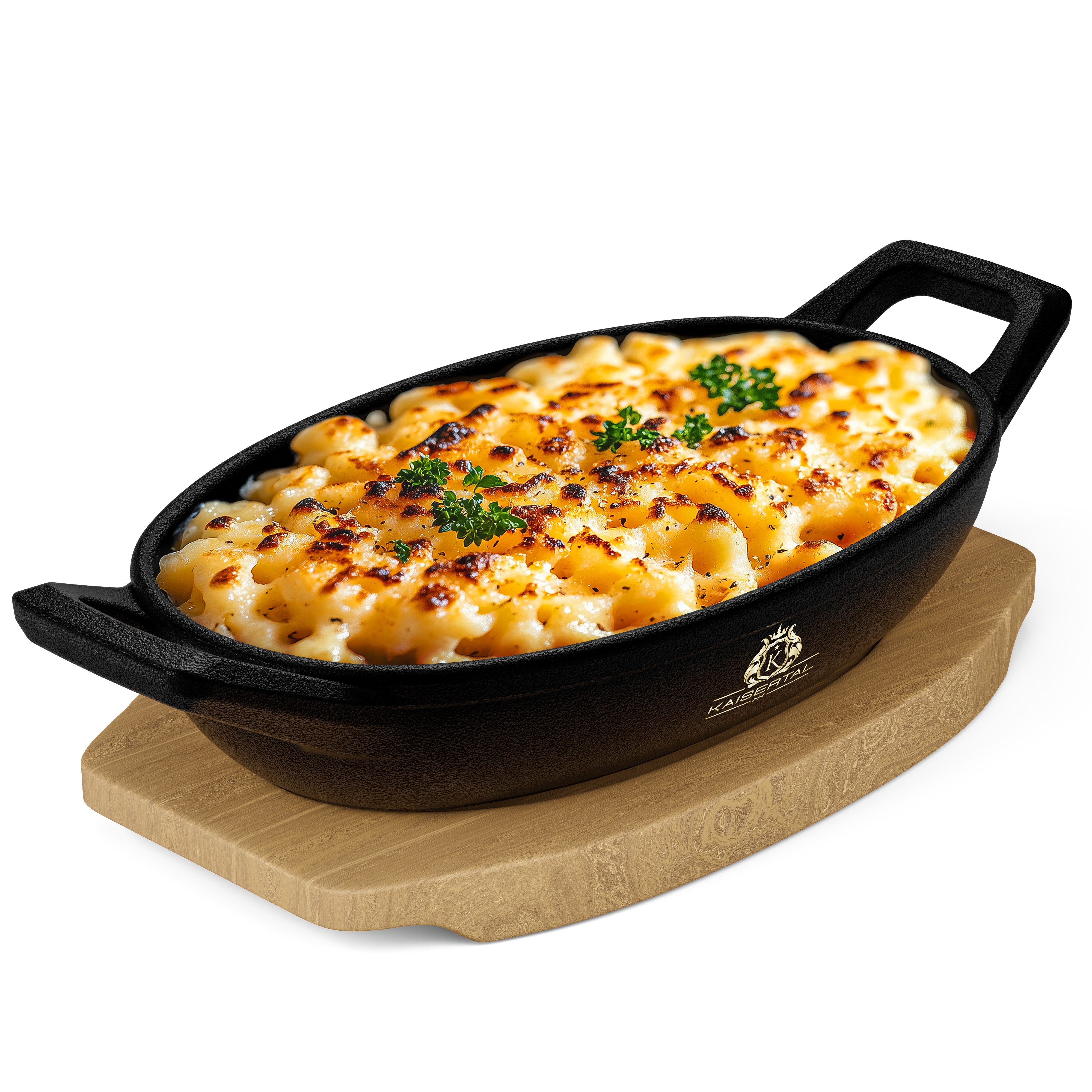 Kaisertal Servierpfanne Kaisertal Gusseisen Servierpfanne Mit Holzbrett