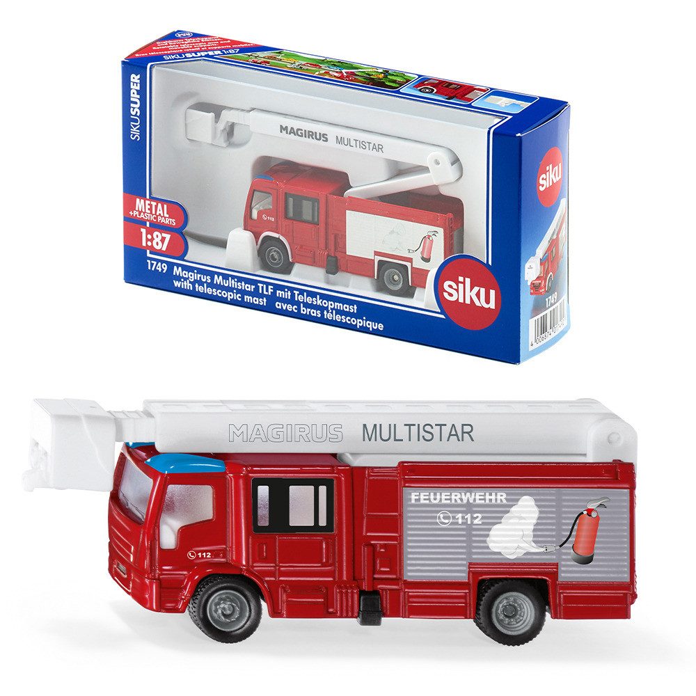 SIEPER Modellauto siku LKW Feuerwehr Magirus Multistar 1:87, Sammlerauto
