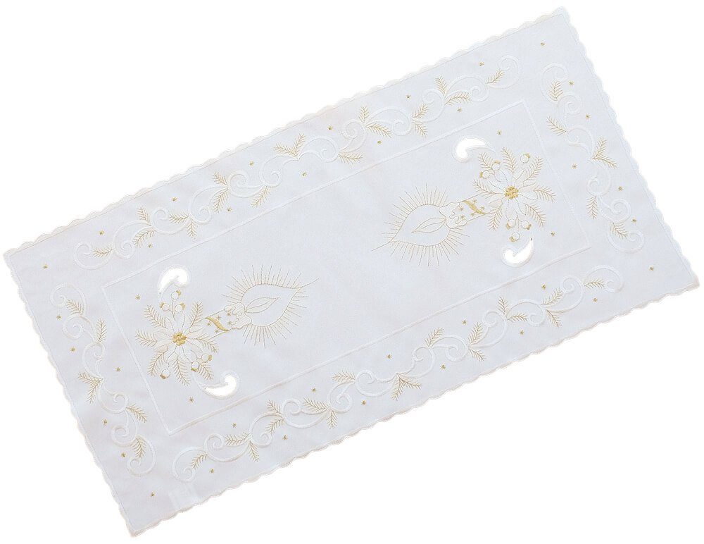 Matches21 Home And Hobby Tischdecke Mitteldecke Stick Kerze Ornamente