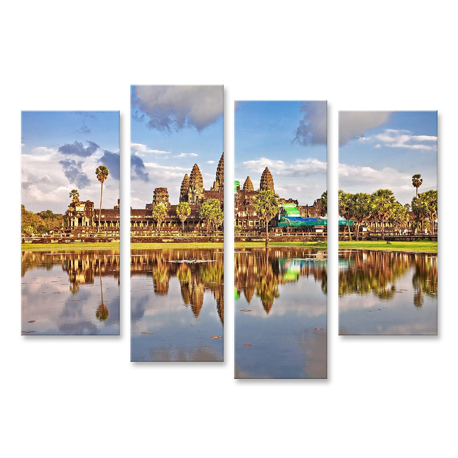 islandburner Leinwandbild »Bild auf Leinwand Angkor Wat Tempel Siem Reap Kambodscha Wandbild ...