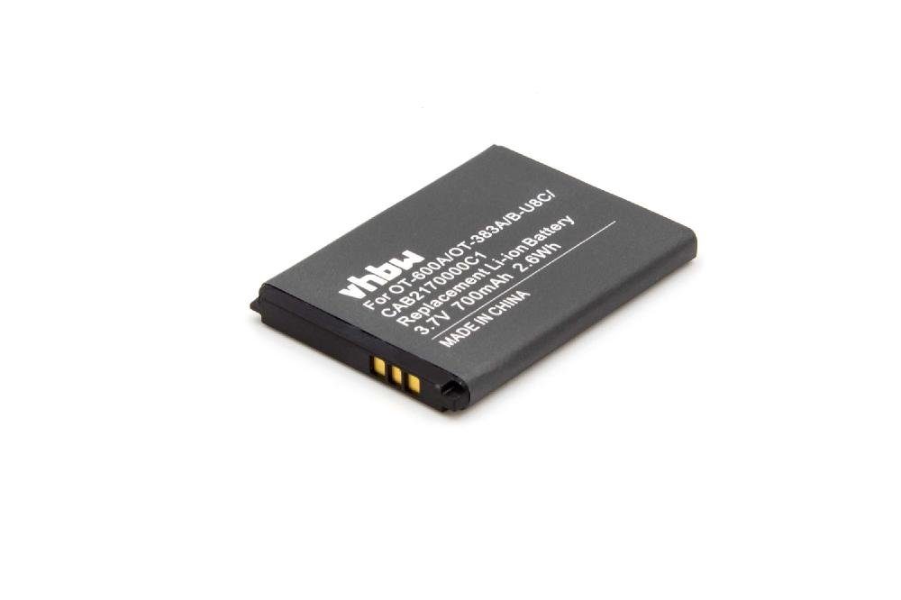 vhbw Ersatz für Alcatel OT-BY10, OT-BY20, CAB30U0000C1 für Mobilfunk (700 Smartphone-Akku Li-Ion ...
