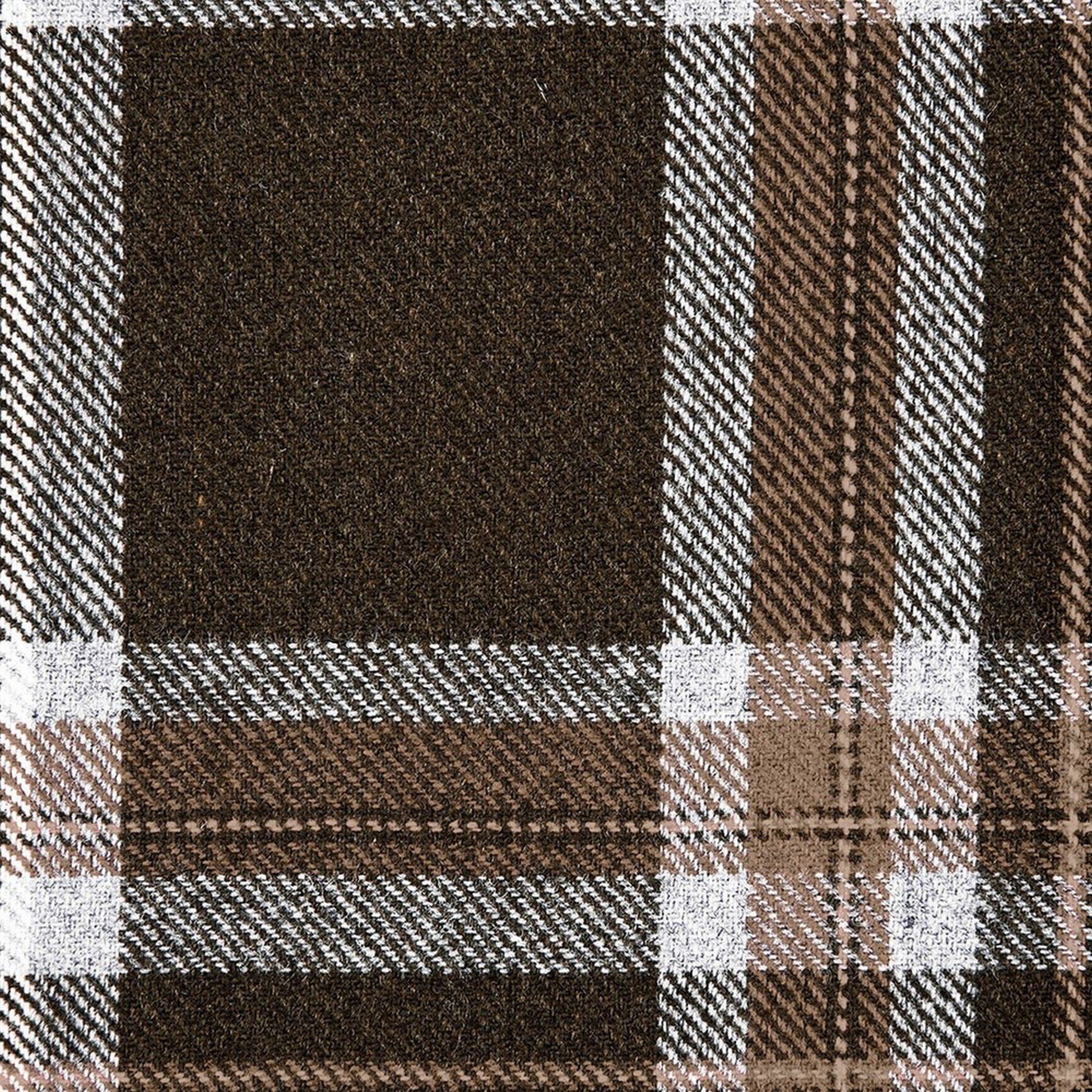 PPD Papierserviette 20 Servietten Check brown 33x33cm, (20 St)