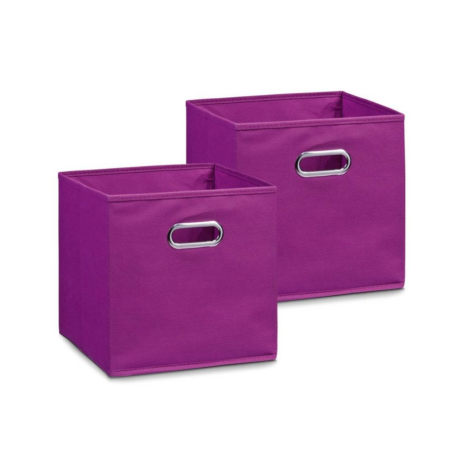 Hti Living Aufbewahrungsbox Aufbewahrungsbox Vlies Lila 2er Set Set 2