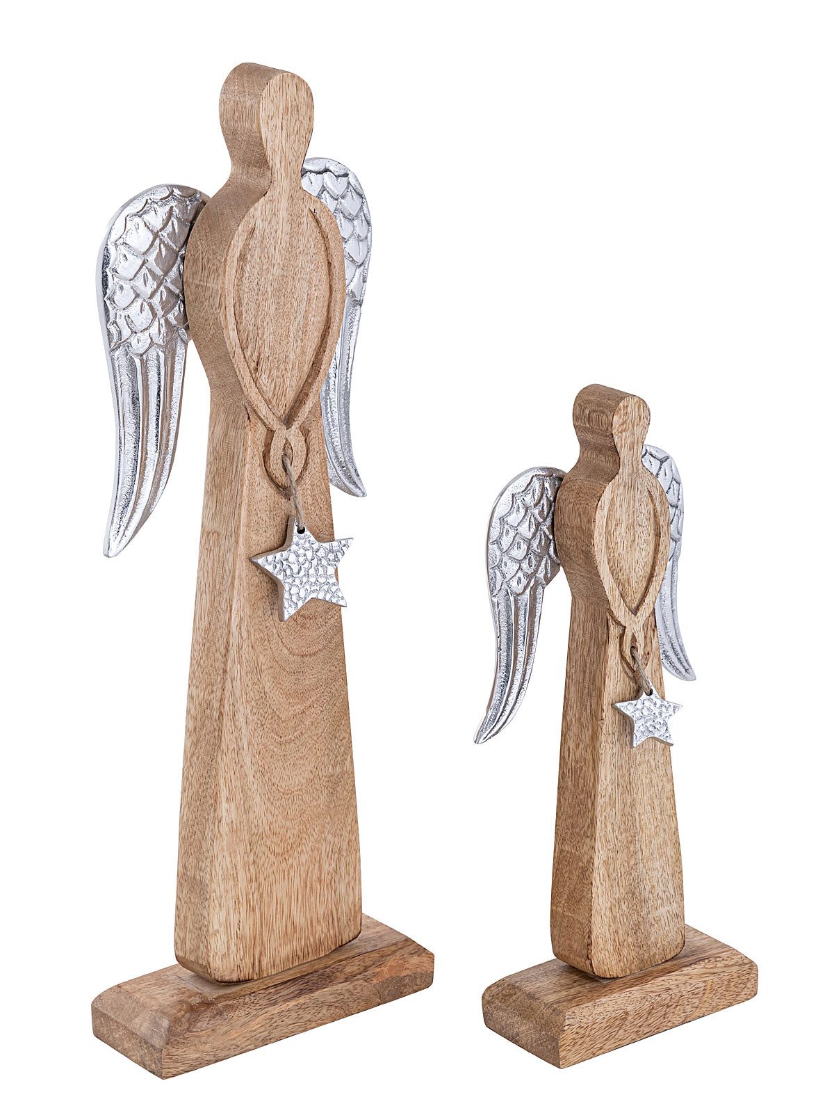 Amagohome Dekofigur Dekofigur Engel 2er Set 1216x3247cm