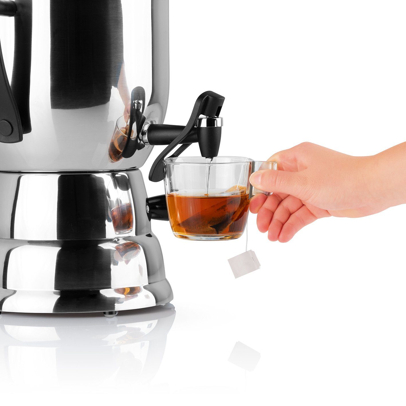 BEEM Samowar TEA-PERFECT 3L Edelstahl, 3 l, 1500,00 W