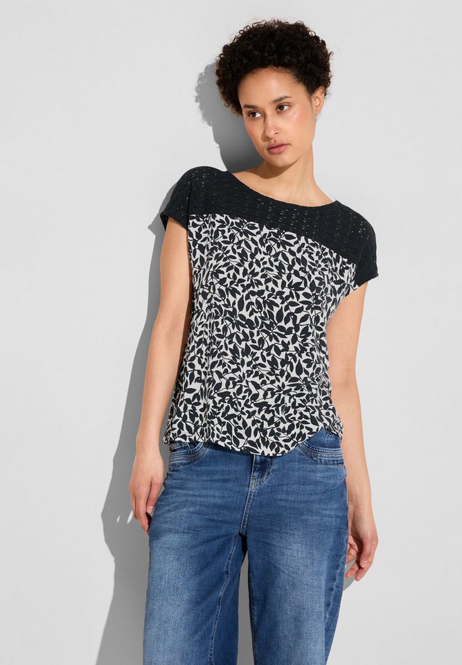 Street One Shirttop Mit Häkeldetail