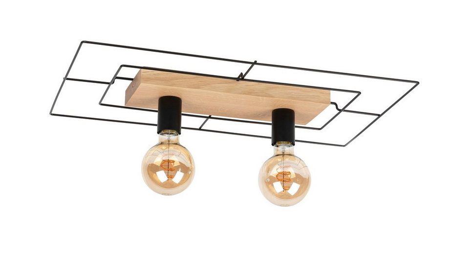 Spot Light Deckenleuchte Chester Modernes Design Aus Eichenholz Und