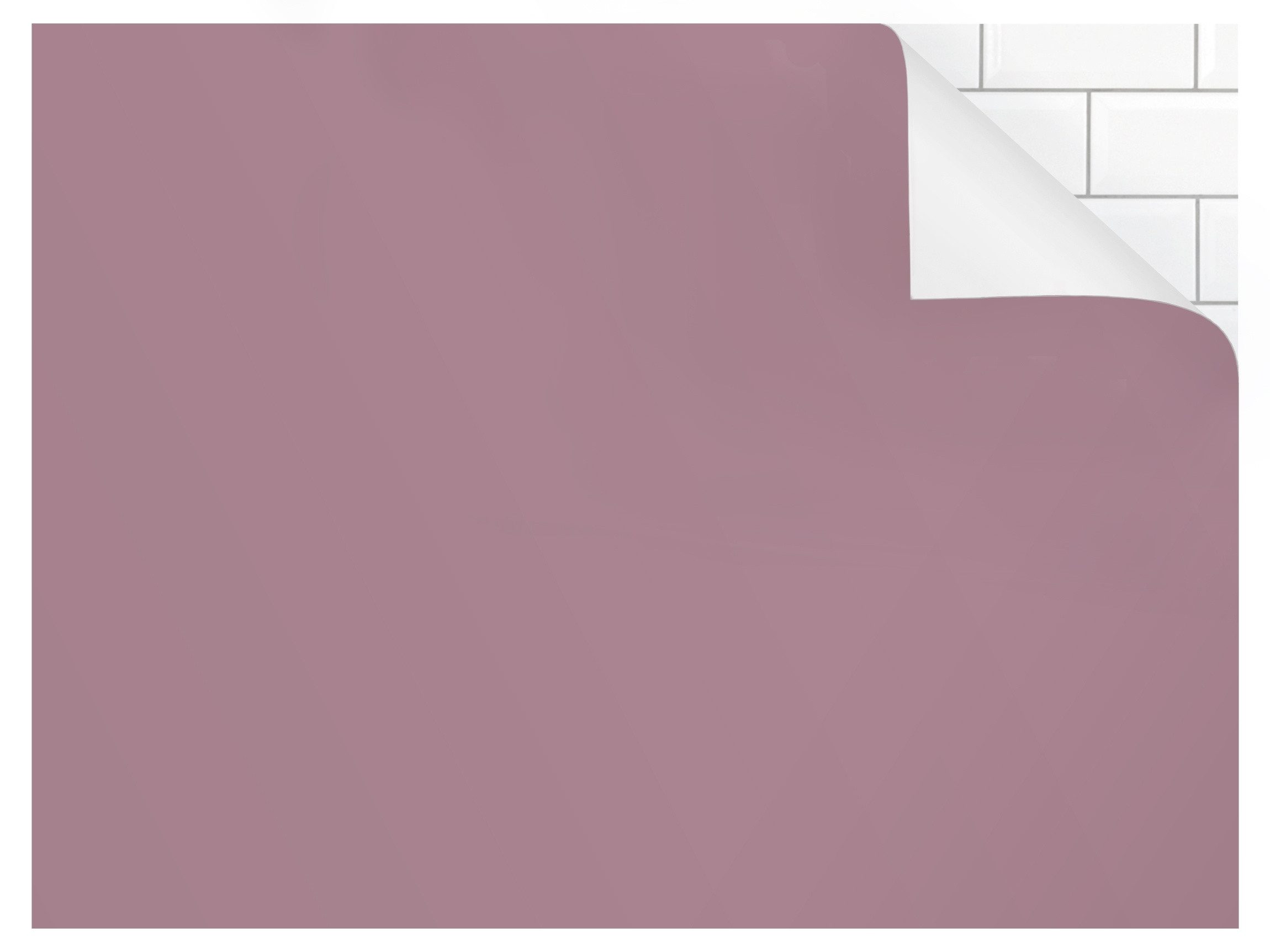 Bilderdepot24 Küchenrückwand Pink Dekor Einfarbig Wandpaneel Malve
