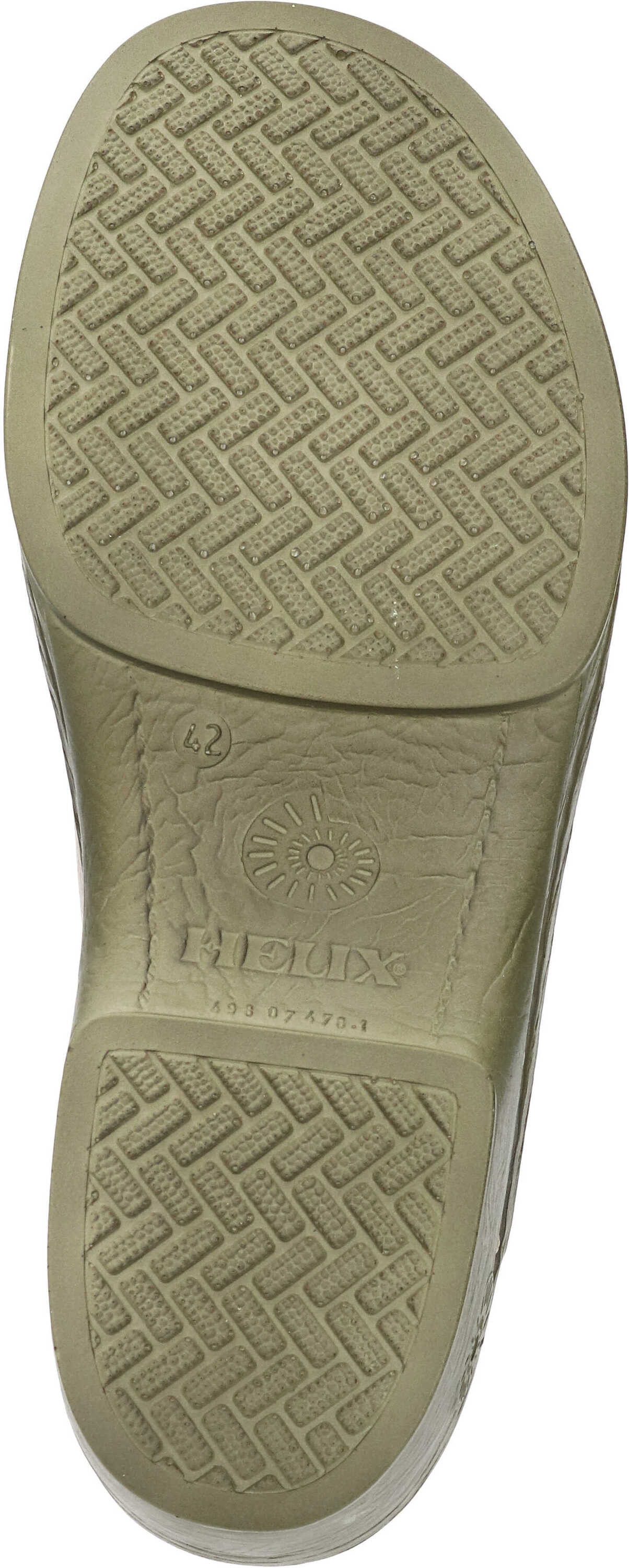 Helix Pantoletten Clog aus echtem Leder, Leder-/Textil-Futter
