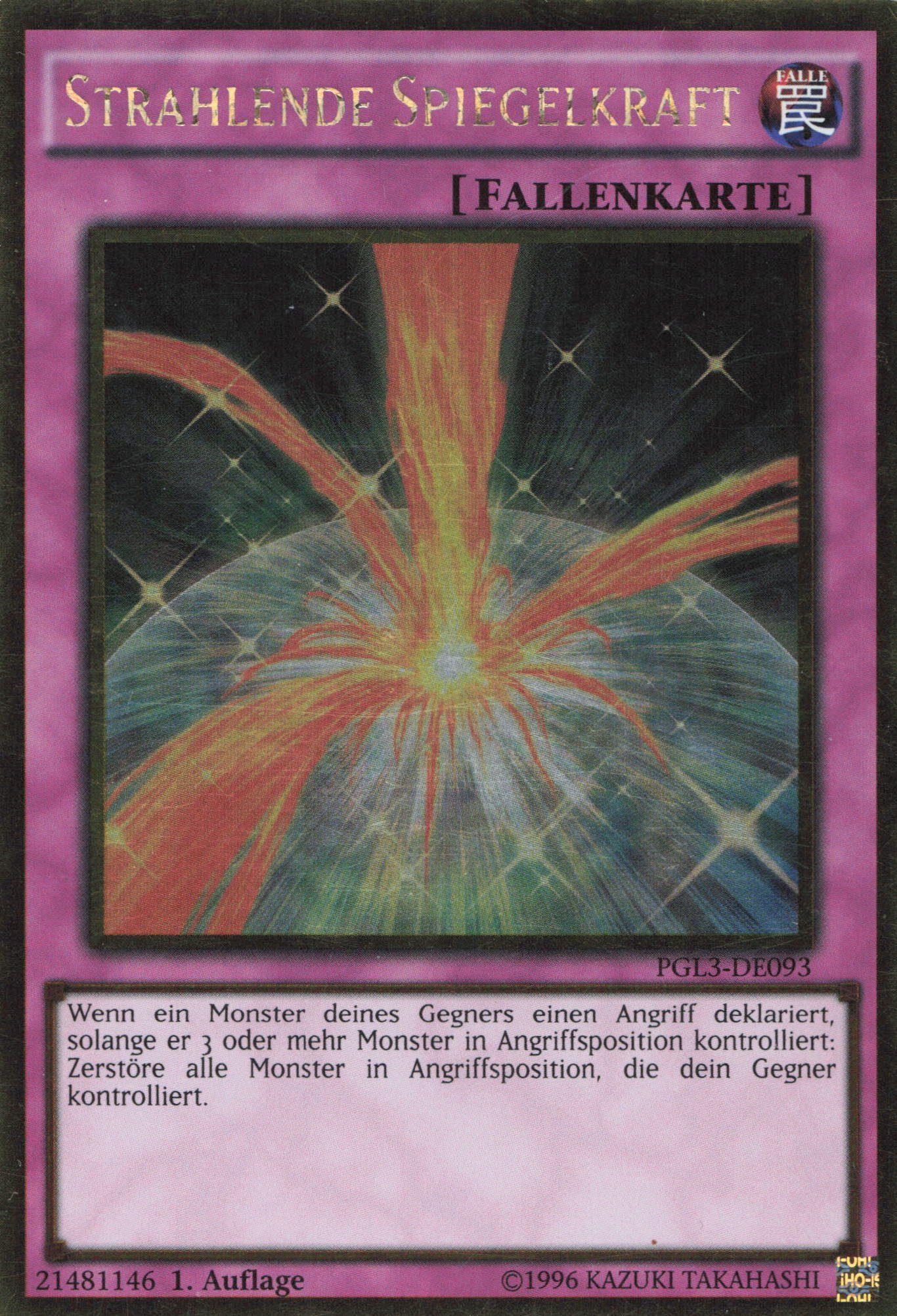 Recollectibles Sammelkarte Yugioh Karte Strahlende Spiegelkraft Yu Gi