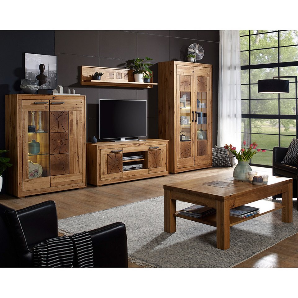 Lomadox Wohnzimmer Set Winnipeg 69 Mega Spar Set 5 St Highboard