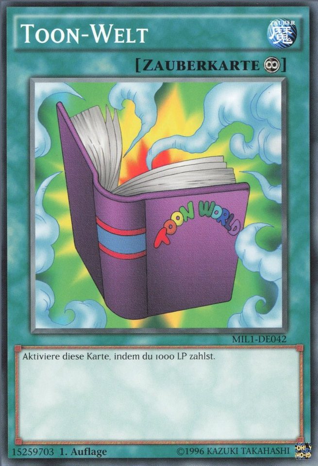 Recollectibles Sammelkarte Yugioh Karte Toon Welt Deutsch Yu Gi Oh