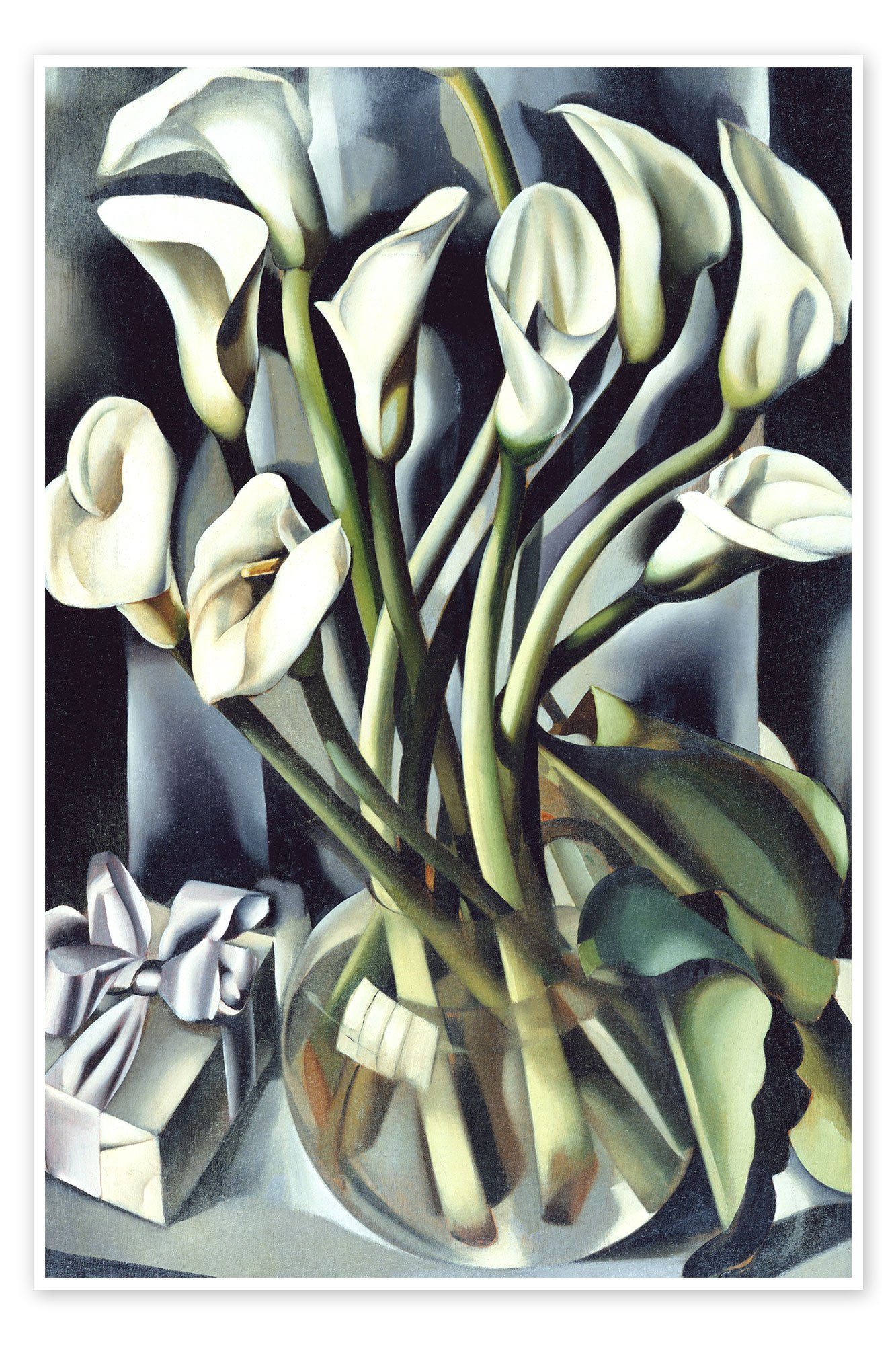 Posterlounge Poster Tamara de Lempicka, Arums, Flur Modern Malerei, Print