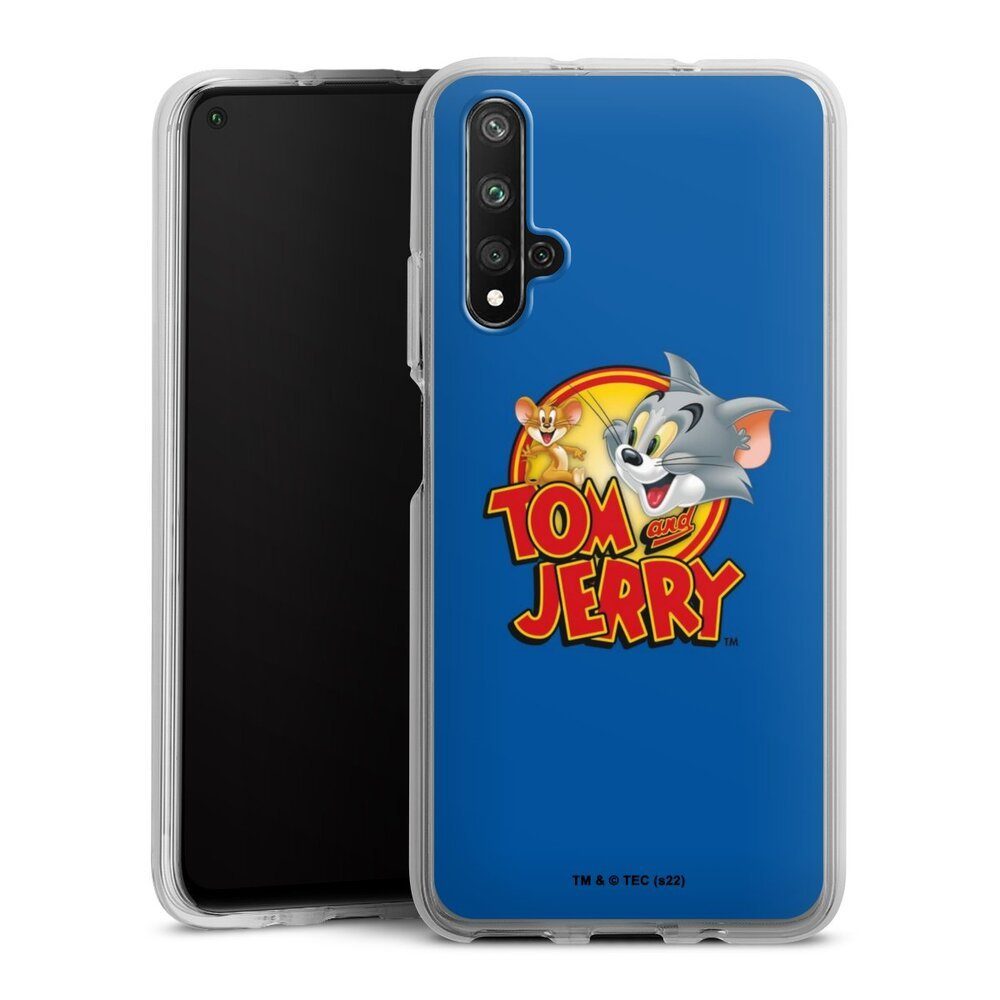 DeinDesign Handyhülle Tom und Jerry Animation Film Tom&Jerry Logo, Huawei Nova 5T Silikon Hülle ...