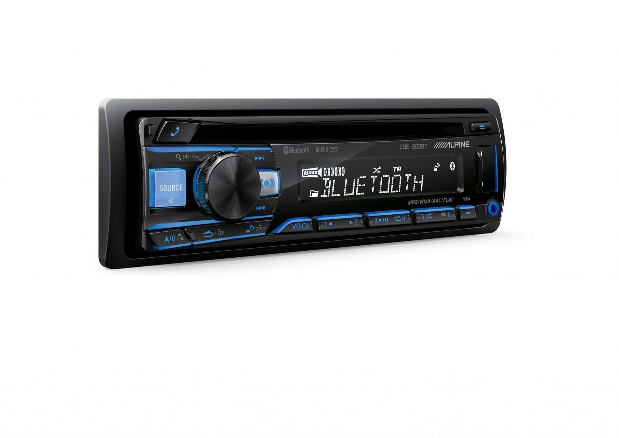 ALPINE CDE 203BT Bluetooth CD USB MP3 1 DIN Autoradio Autoradio