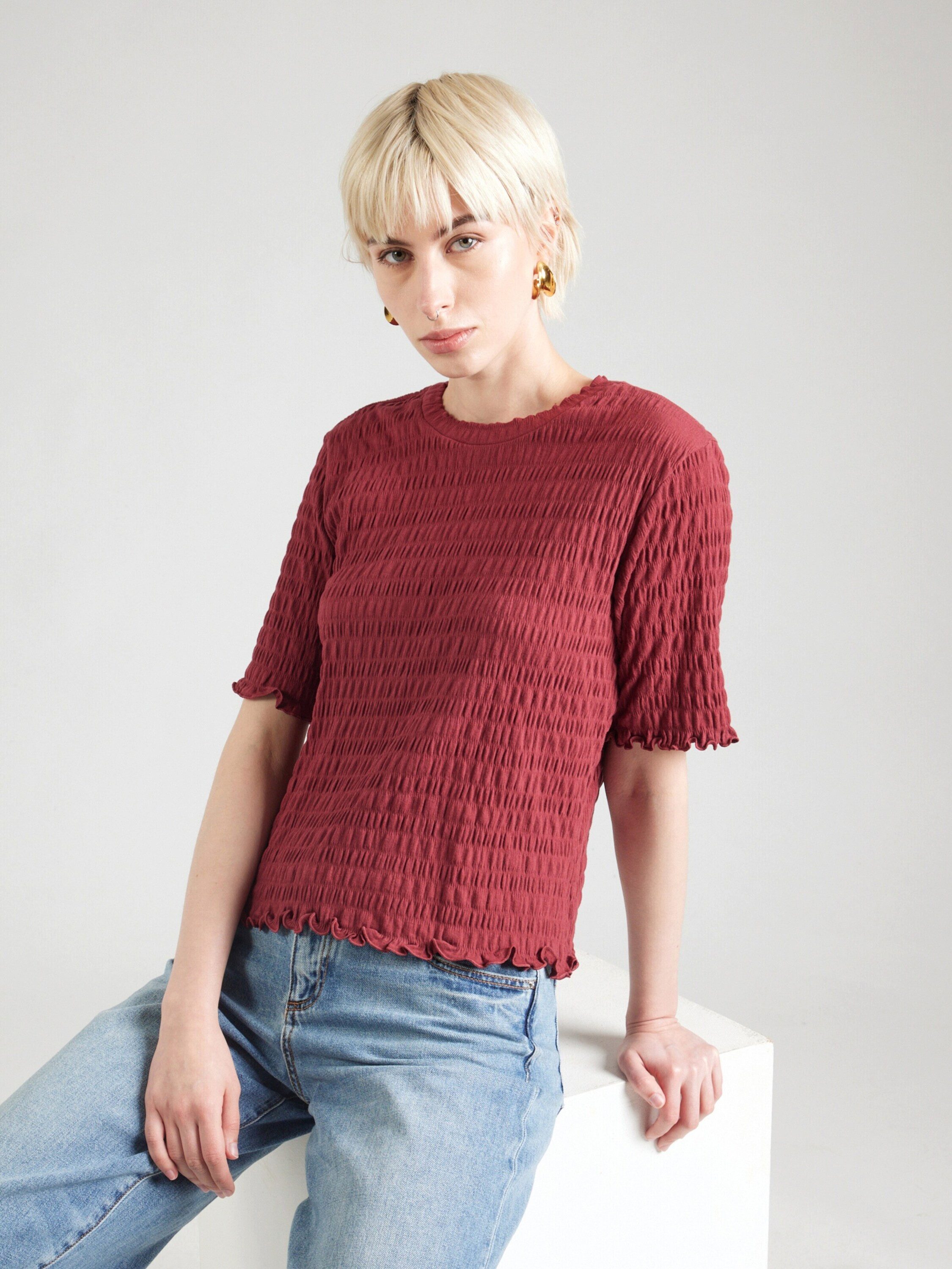 ONLY T-Shirt ONLGAILA (1-tlg) Drapiert/gerafft