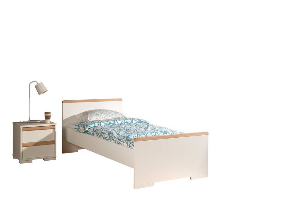Möbelando Jugendzimmer Set London In Weißbuche Mit 2 Schubladen
