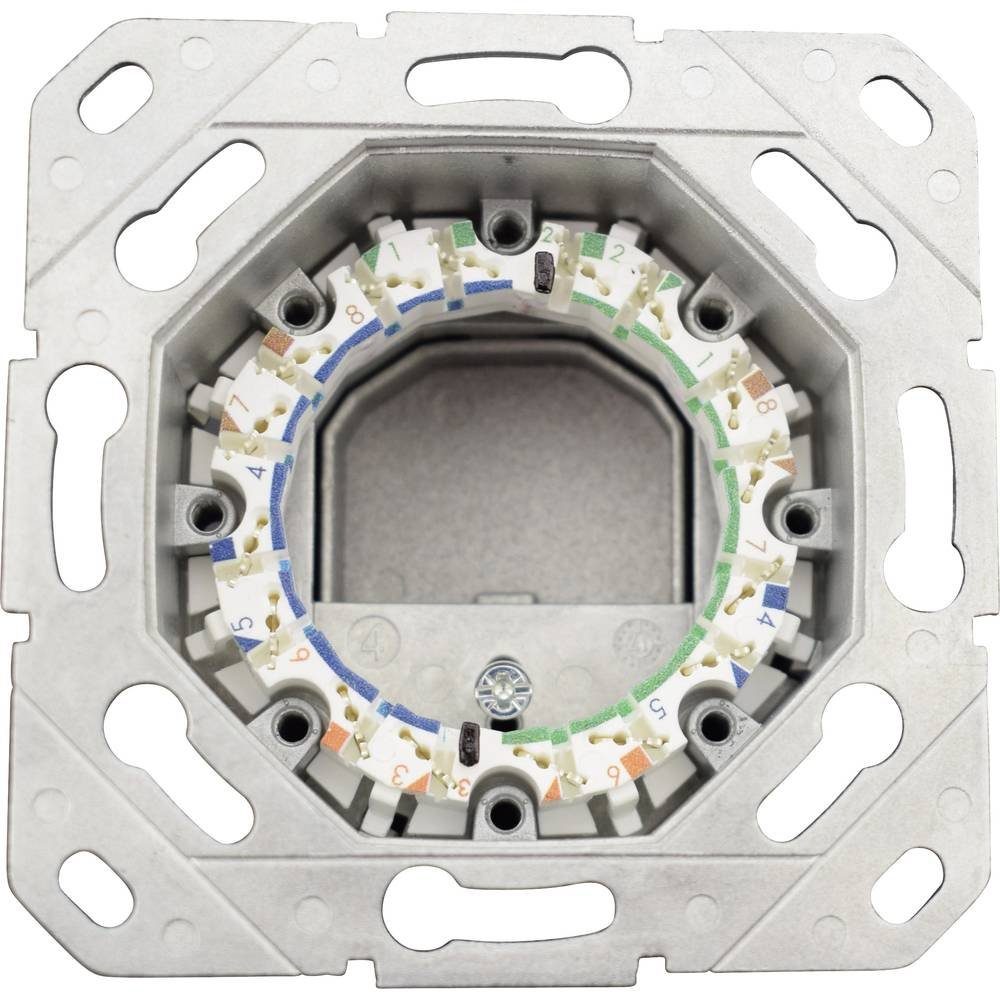 KOMOS Datendose TV mit Zentralplatte Netzwerk-Adapter