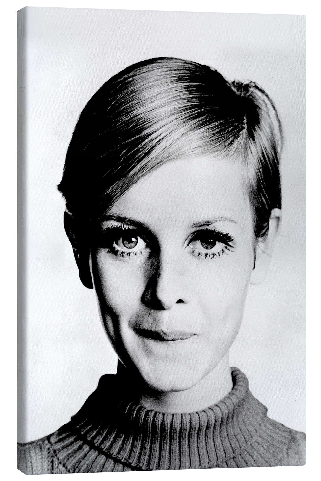 Posterlounge Leinwandbild Celebrity Collection Kesse Twiggy