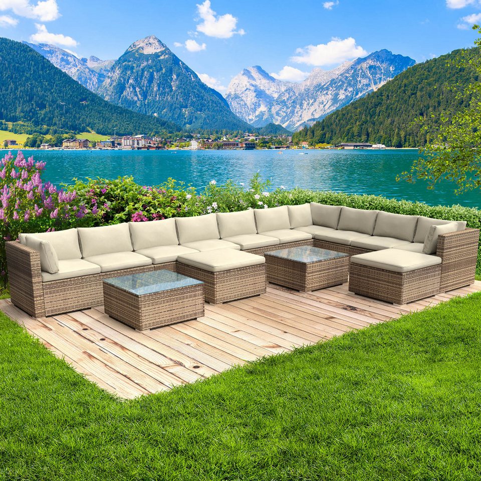Brast Gartenlounge Set Dreams Für 11 Personen Inkl Extra Dicke Kissen