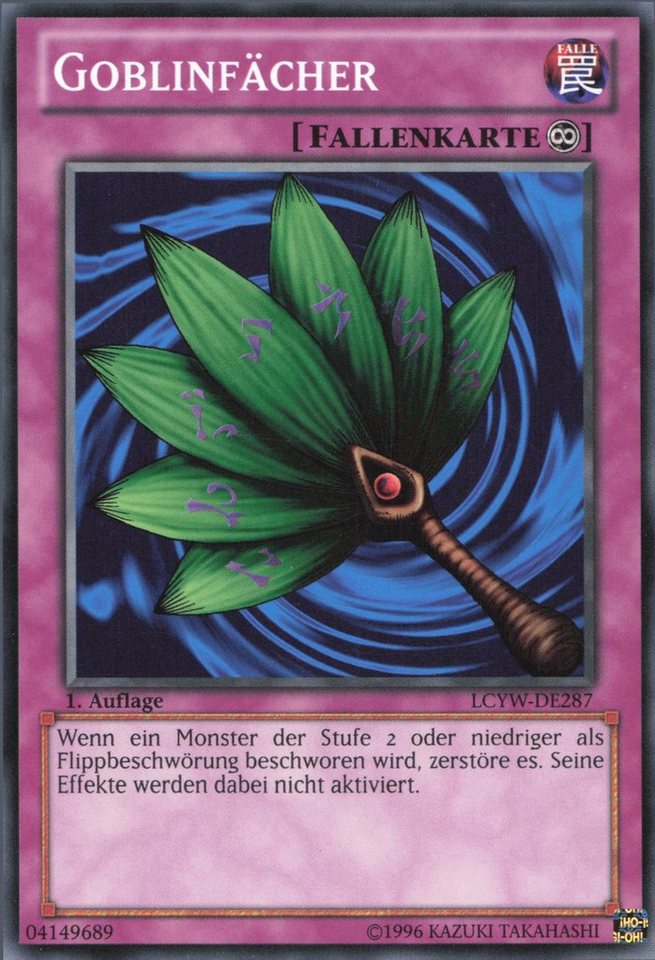 Recollectibles Sammelkarte Yugioh Karte Goblinfächer Deutsch Yu Gi Oh