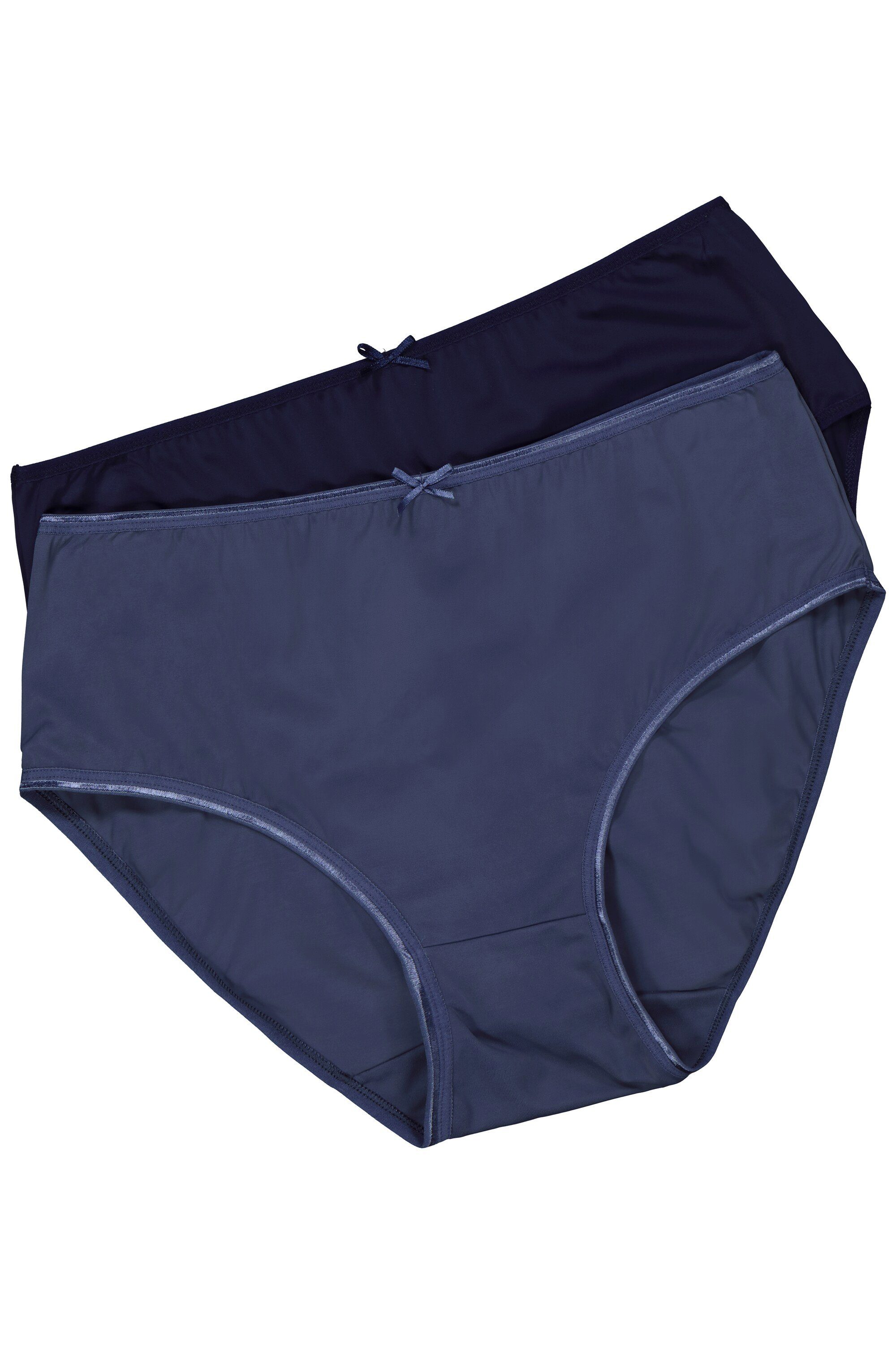 Ulla Popken Slip Slips 2er Pack Glanzkanten Mikrofaser