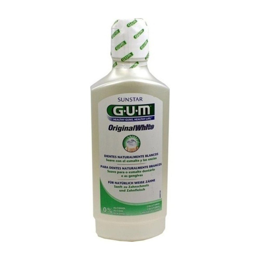 Sunstar Deutschland GmbH Mundspülung GUM Original White Mundspülung o.Alkohol, 500 ml, GUM ...