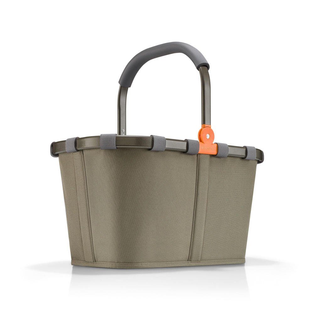 REISENTHEL® Einkaufskorb carrybag Frame Olive Green 22 L, Innentasche ...