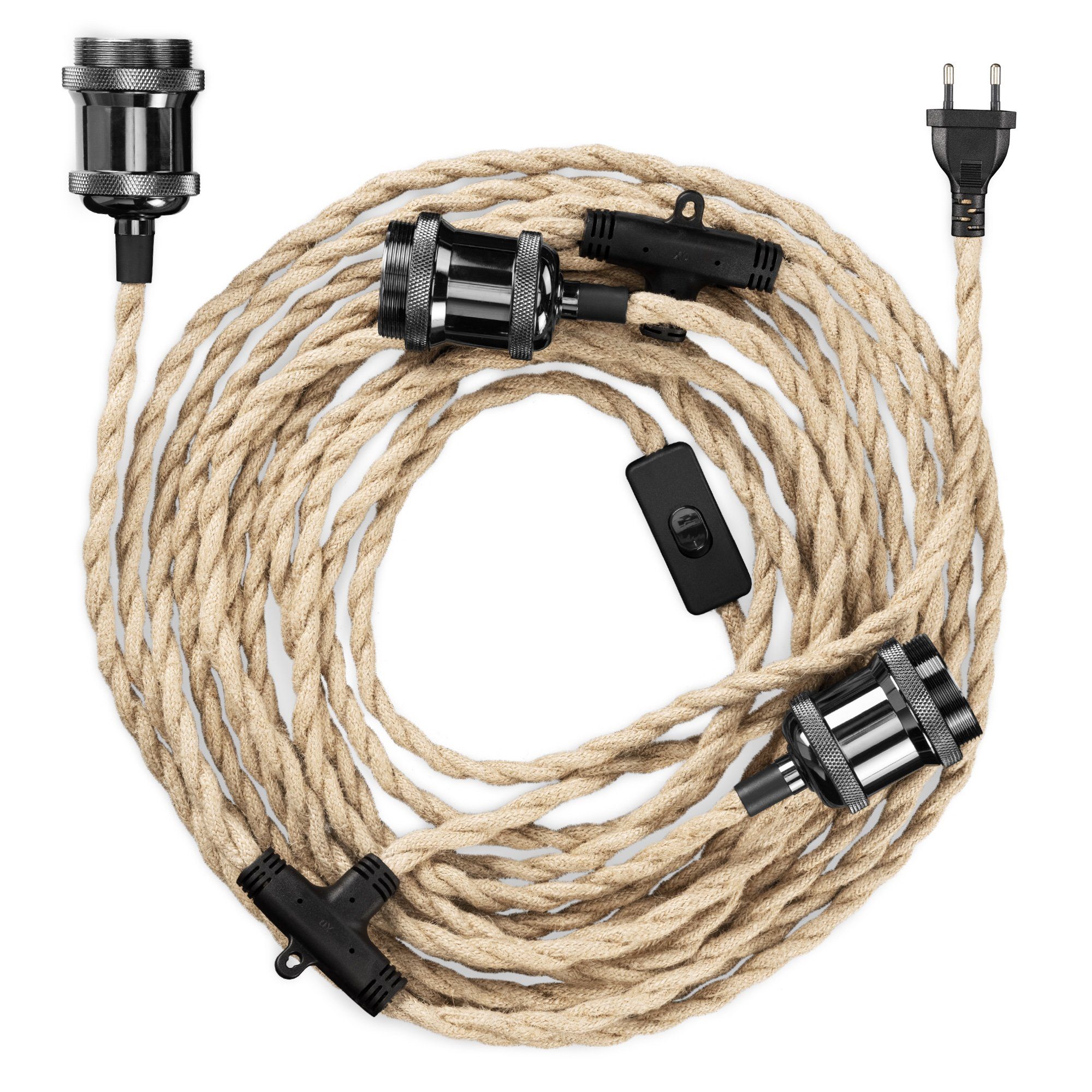 Kunden-Test & Erfahrungen zu kwmobile Elektro-Adapter, E27 Lampenkabel ...