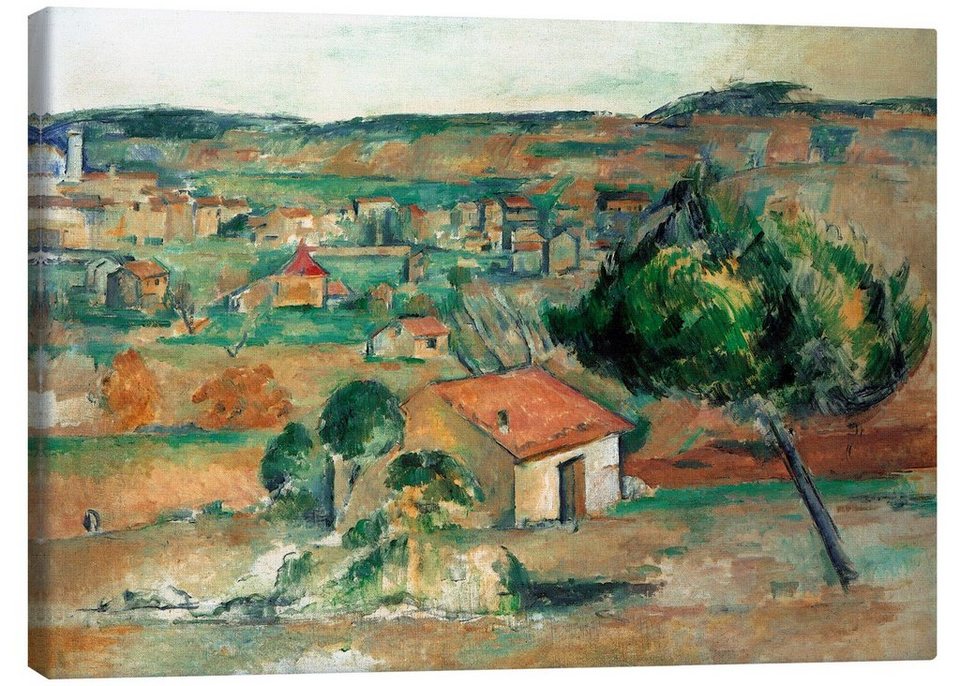 Posterlounge Leinwandbild Paul Cézanne Hügel In Der Provence Malerei