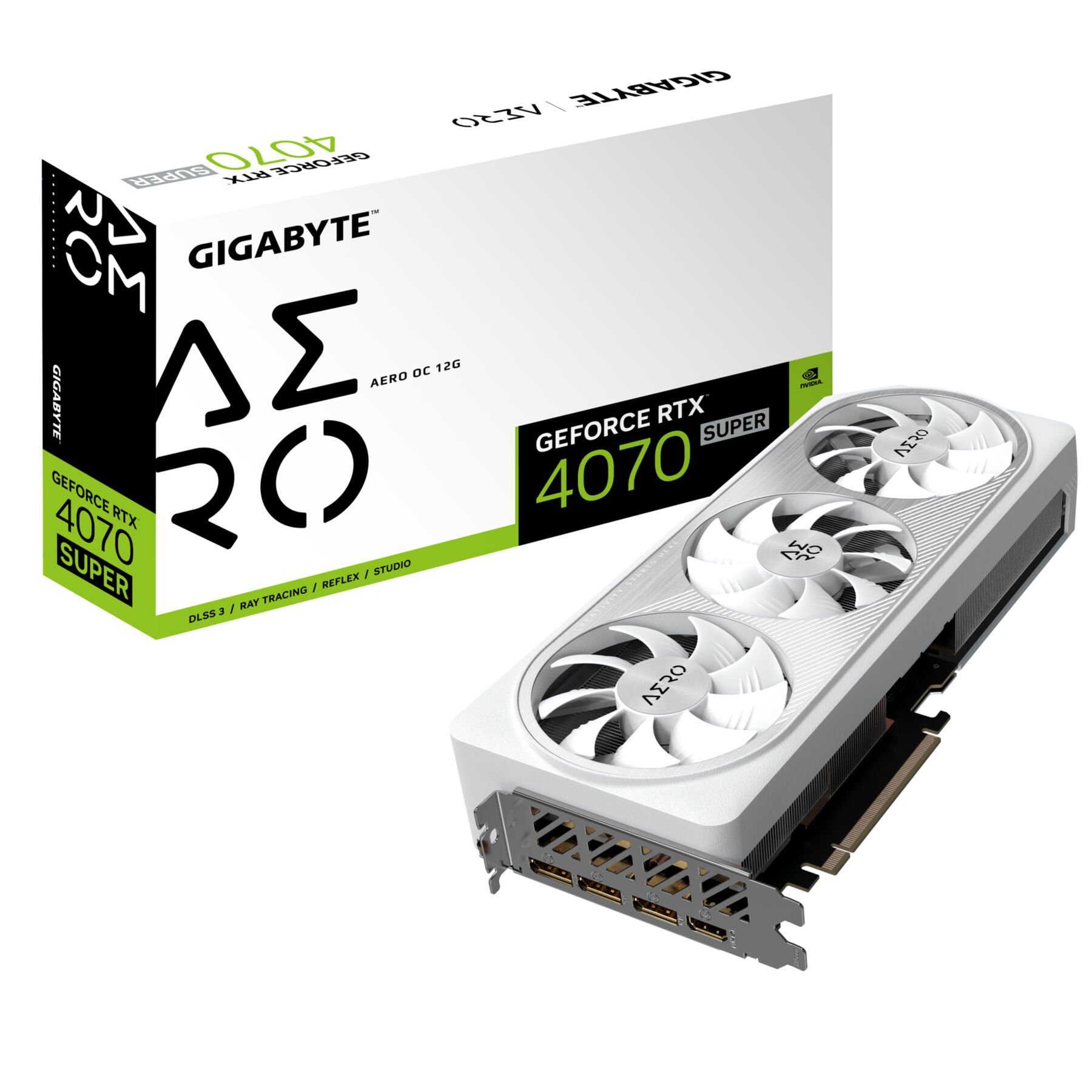 Gigabyte GeForce RTX 4070 SUPER AERO OC 12G Grafikkarte