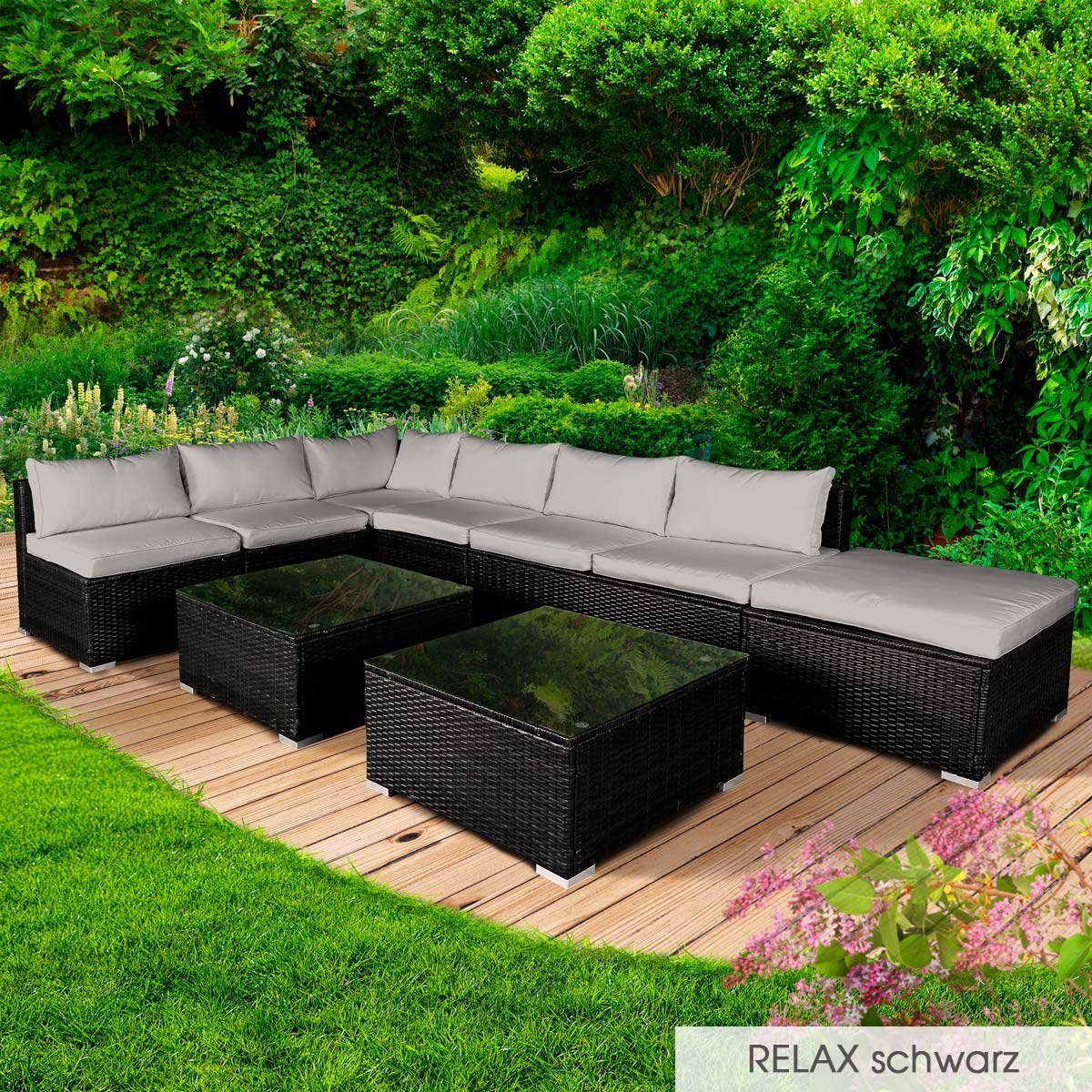 Brast Gartenlounge Set Relax Für 6 Personen Inkl Extra Dicke Kissen