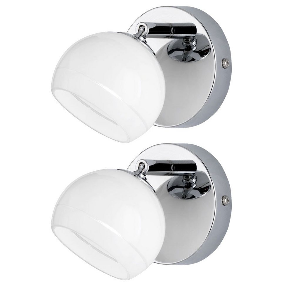 Etc Shop Led Wandleuchte Leuchtmittel Inklusive Warmweiß 2er Set