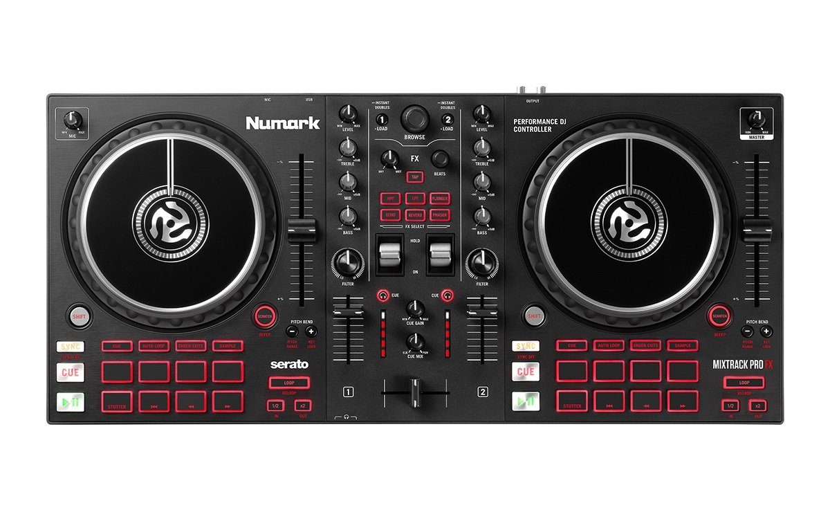 Numark DJ Controller Mixtrack Pro FX - 2-Deck-Controller mit ...