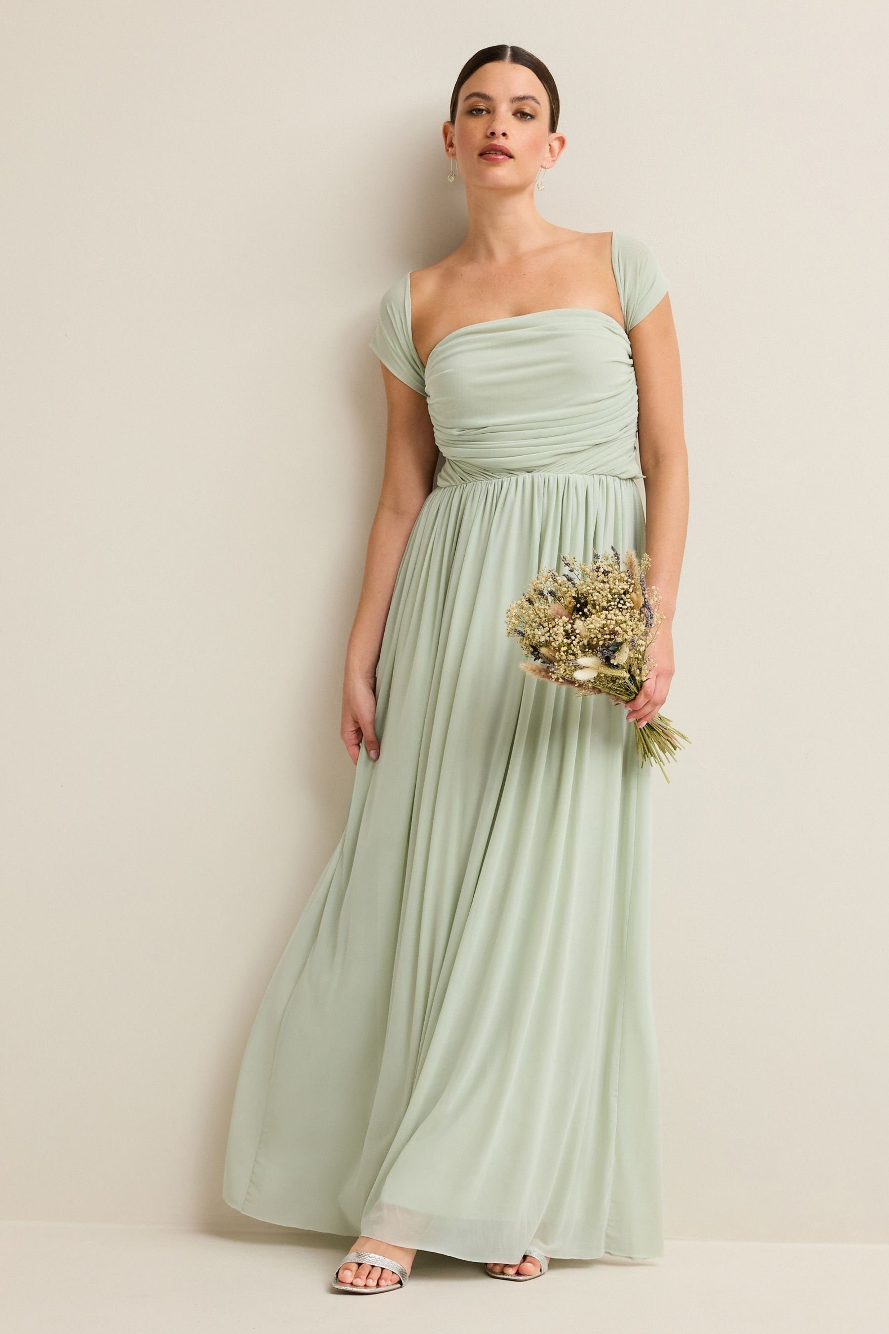 Next Partykleid Multiway Brautjungfernkleid Aus Mesh 1 Tlg Mode Und