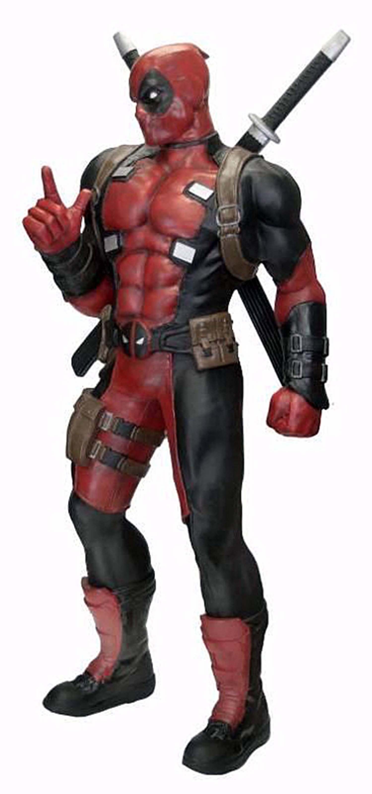 NECA Actionfigur Marvel Classics Lifesize Foam Replica Deadpool