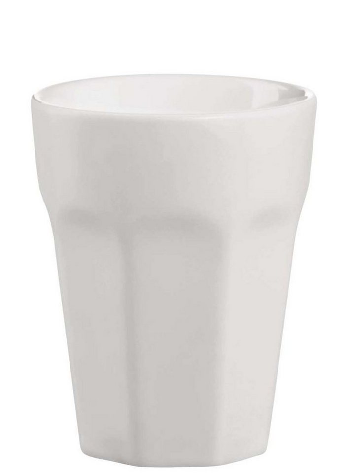 Asa Selection Espressotasse Ti Amo Becher Espresso Weiß Matt 01 L